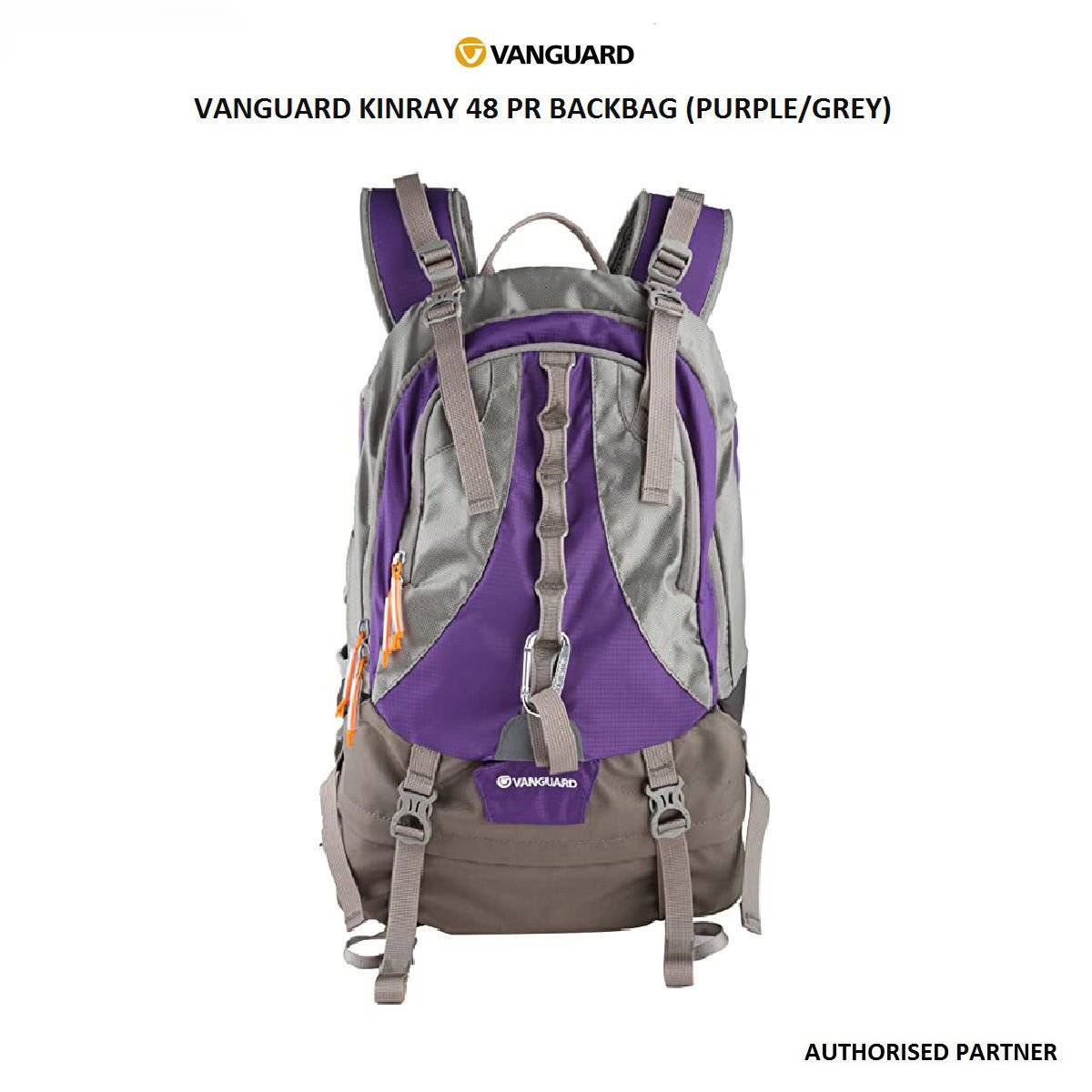 Vanguard Kinray 48 Backpack (Gray/Purple) | Future Forward