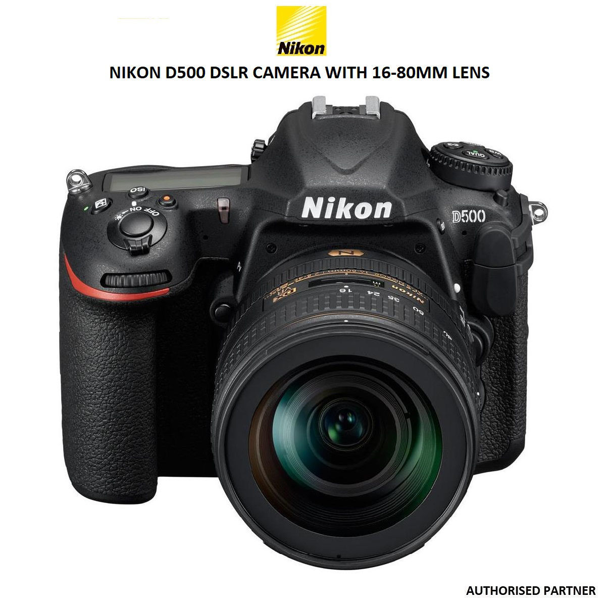 Nikon D500 20.9MP Digital SLR Camera (Black) with AF-S DX 16-80 f/2.8 ...