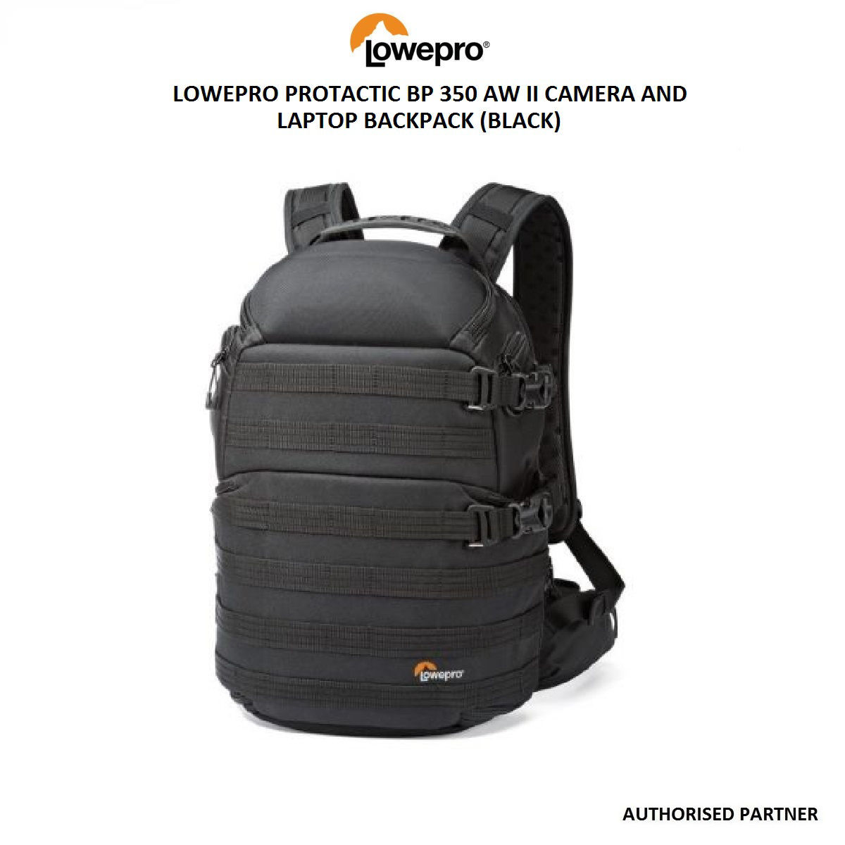 Lowepro ProTactic BP 350 AW II Camera and Laptop Backpack (Black ...