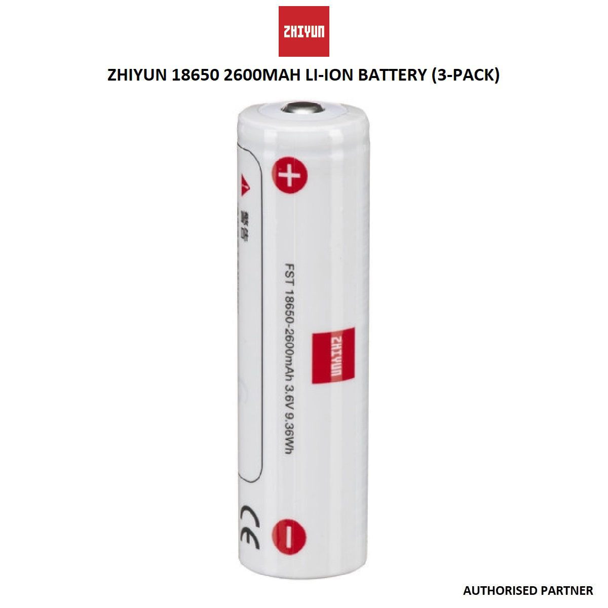 Zhiyun IMR 18650 Battery 3 Set 2600 mAH | Future Forward