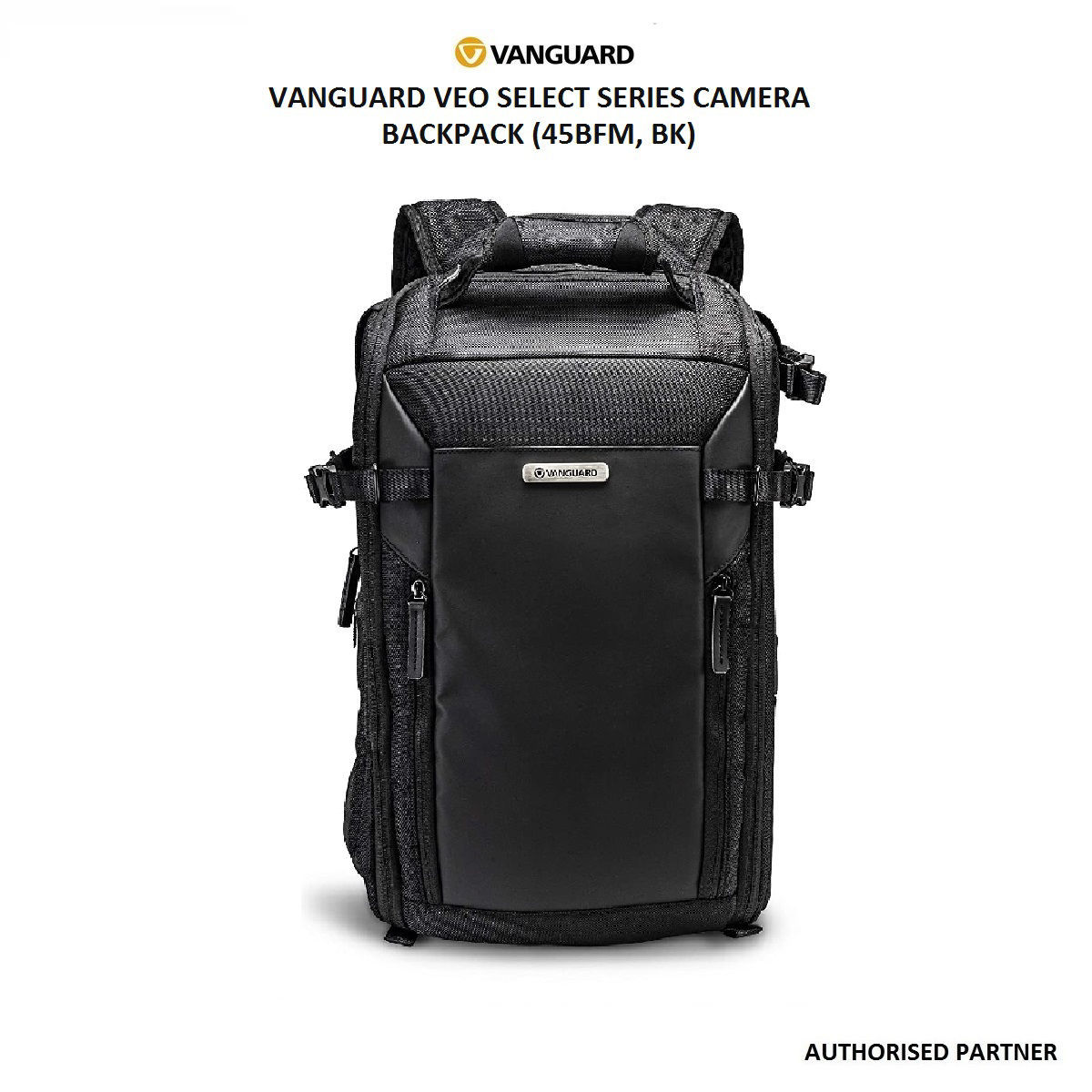 Vanguard VEO SELECT 45BFM Backpack (Black) | Future Forward