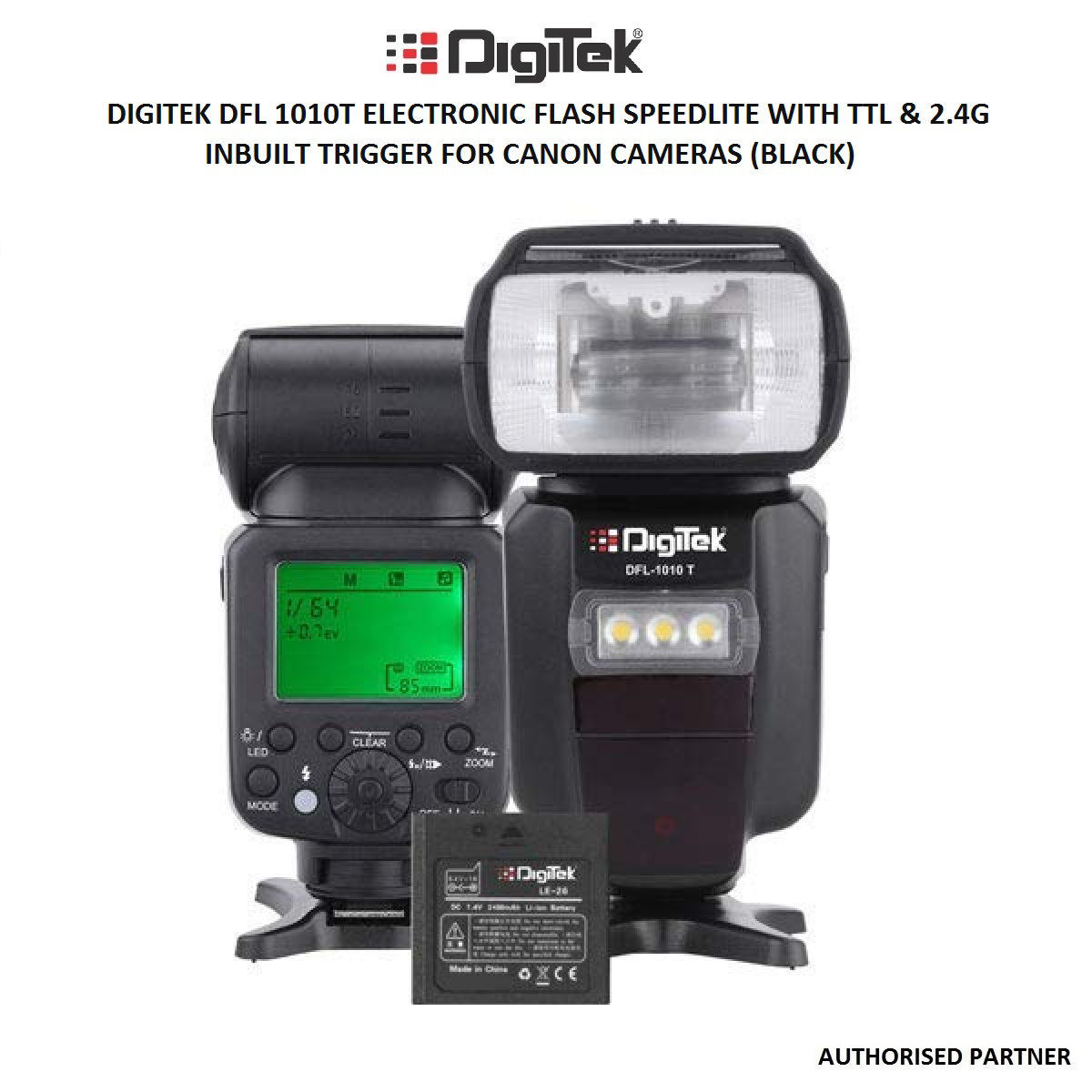 Digitek Electronic Flash Speedlite. Range of ITTL/ETTL Models with High ...
