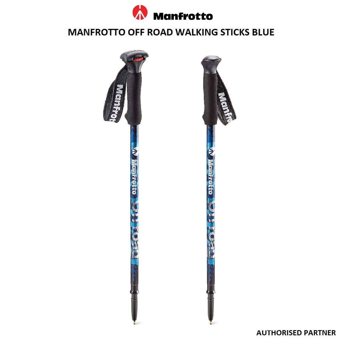 Manfrotto Off Road Aluminum Walking Sticks (Blue) | Future Forward
