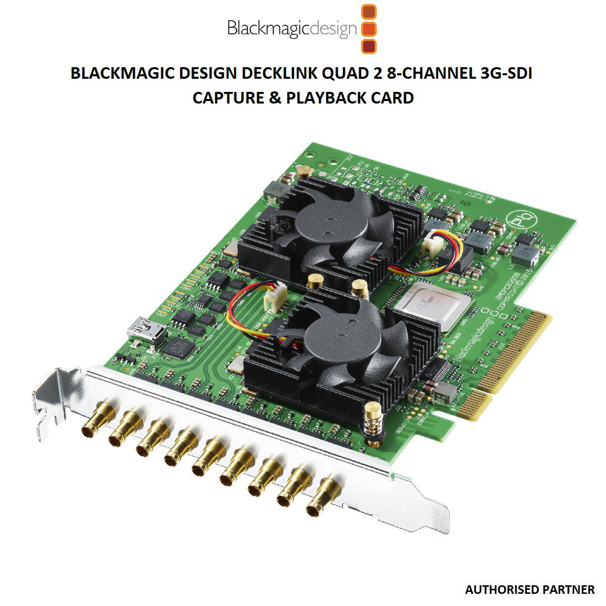 Blackmagic Design DeckLink Quad 2 8-Channel 3G-SDI Capture & Playback ...