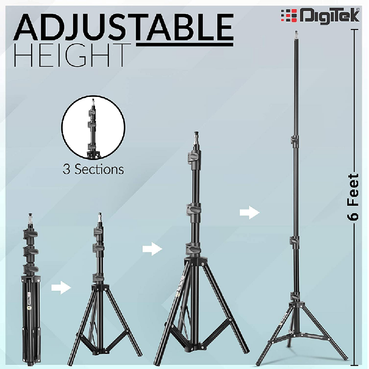 Digitek Ring Light Stand DLS-006 FT | Future Forward