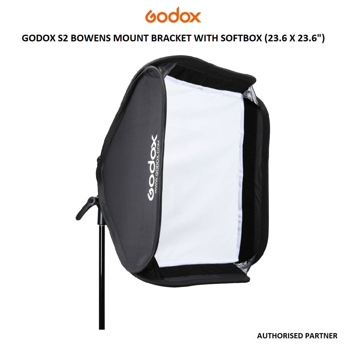 Godox S2 Bowens Mount Bracket with Softbox | Future Forward