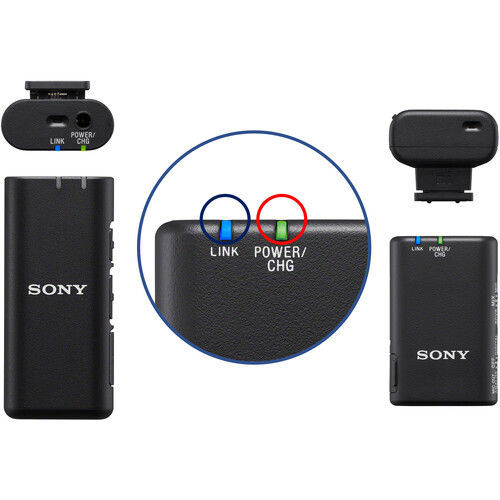 Sony ECM-W2BT Camera-Mount Digital Bluetooth Wireless Microphone System ...