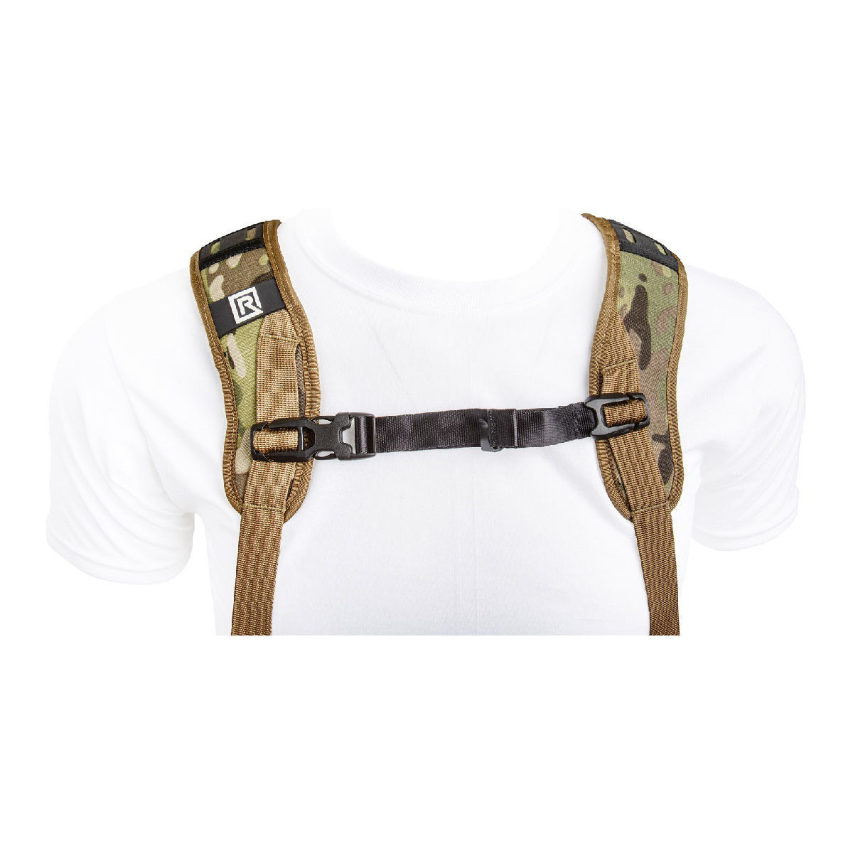 BlackRapid Brand Wearable Neck Strap Double Breath - Multi-Terrain Camo ...