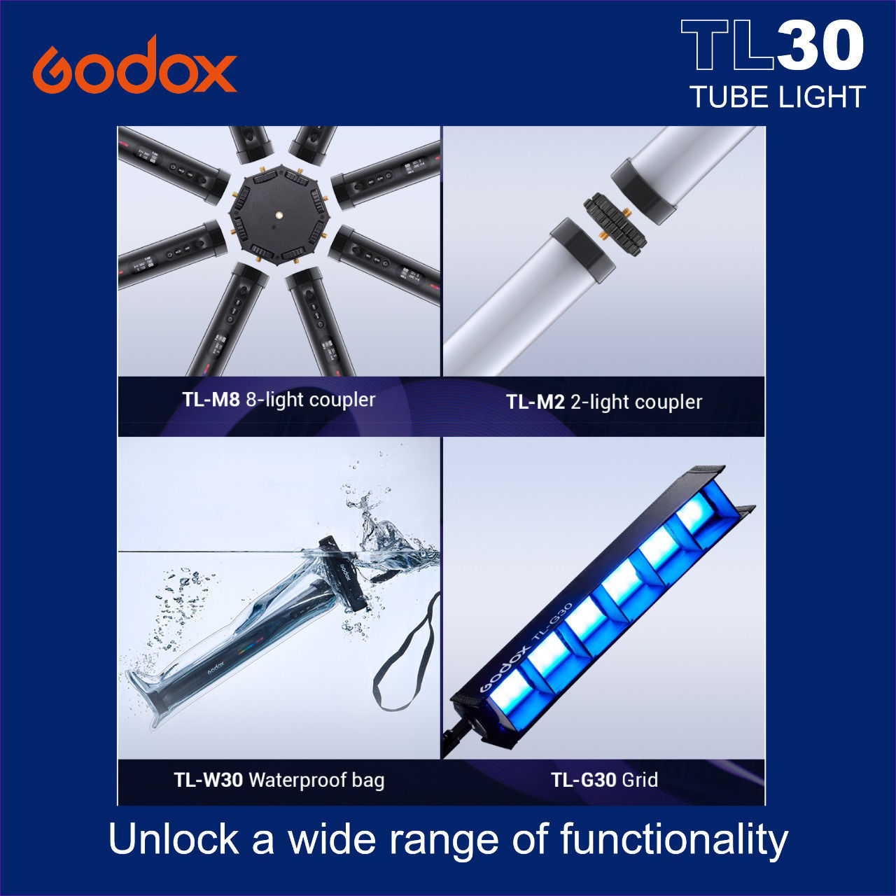 Godox TL30 RGB LED Tube Light | Future Forward