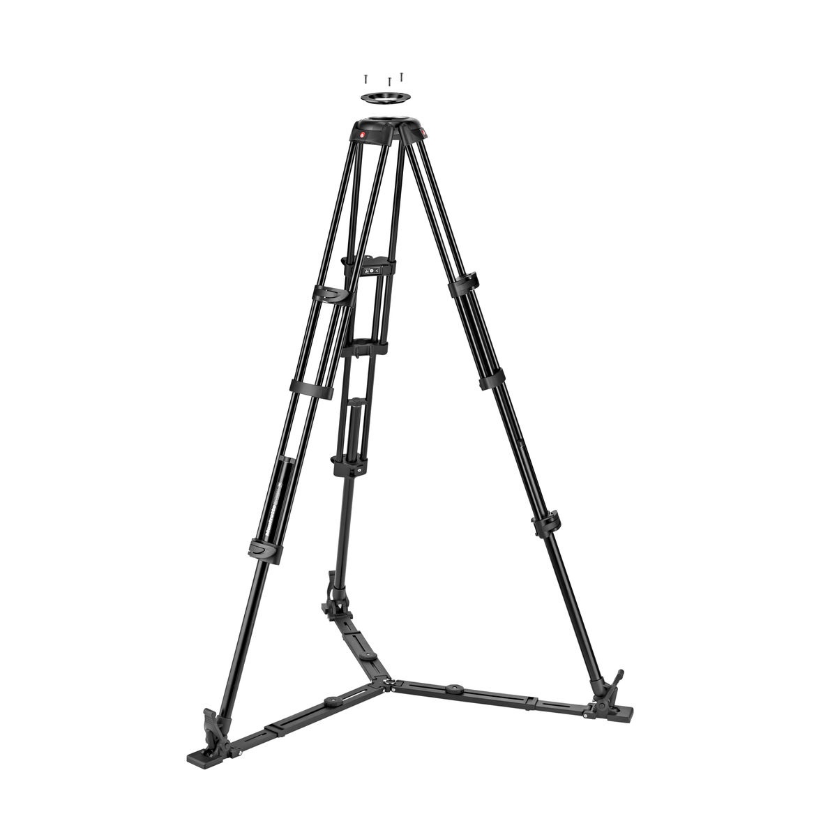 Manfrotto Aluminum Twin Leg Video Tripod with Ground Spreader | Future ...