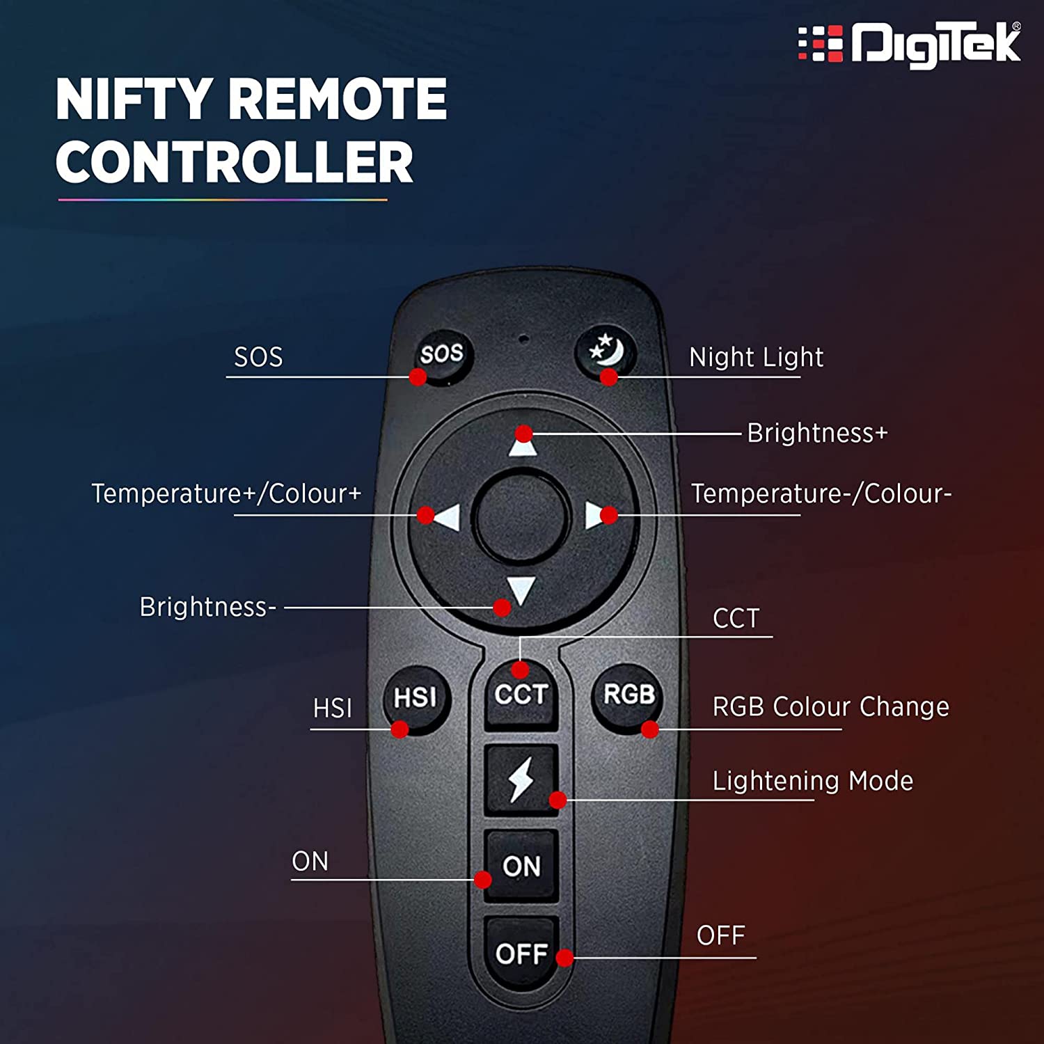 DIGITEK Platinum (DPRL-19 RGB) Professional RGB 45CM Big LED Ring Light ...