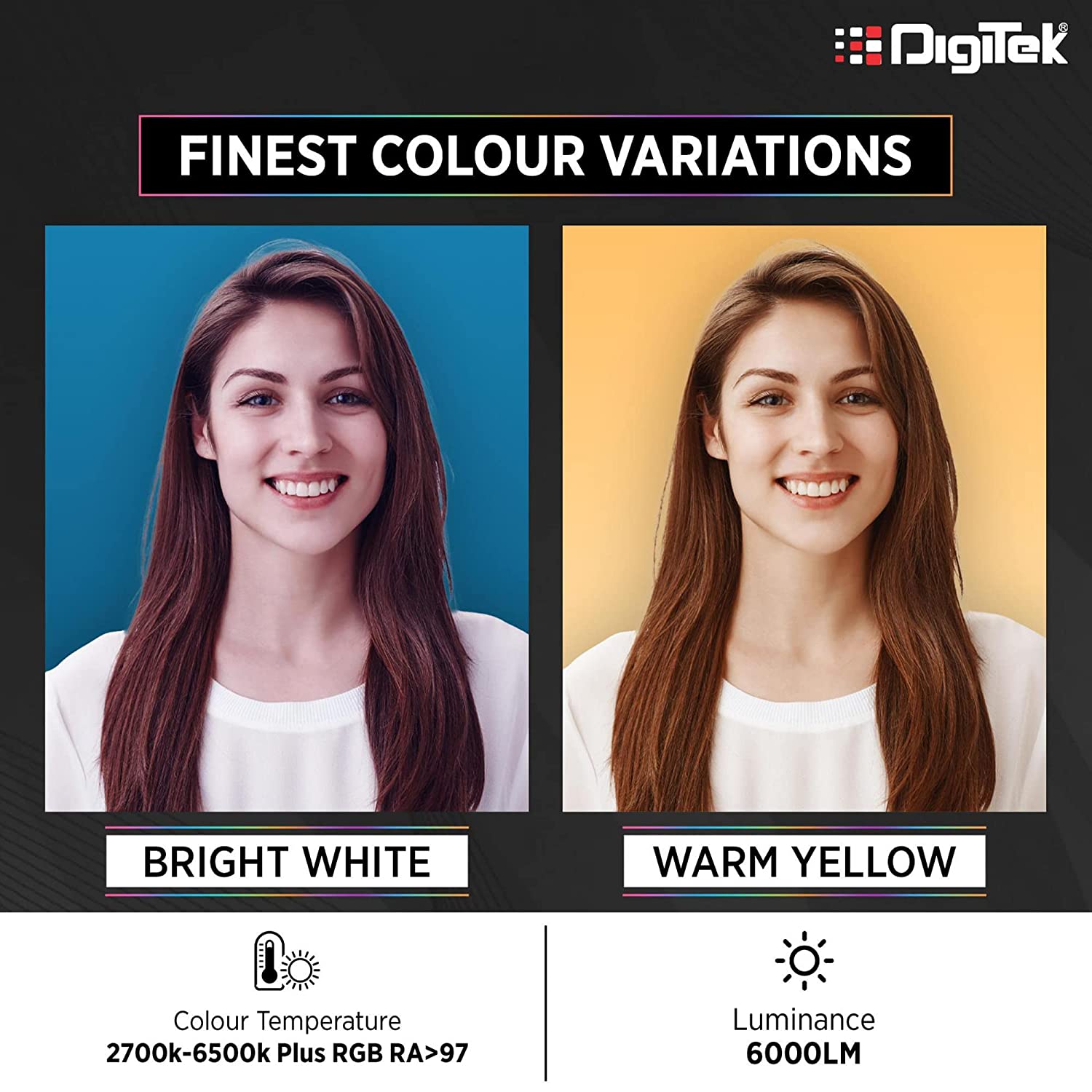 DIGITEK Platinum (DPRL-19 RGB) Professional RGB 45CM Big LED Ring Light ...