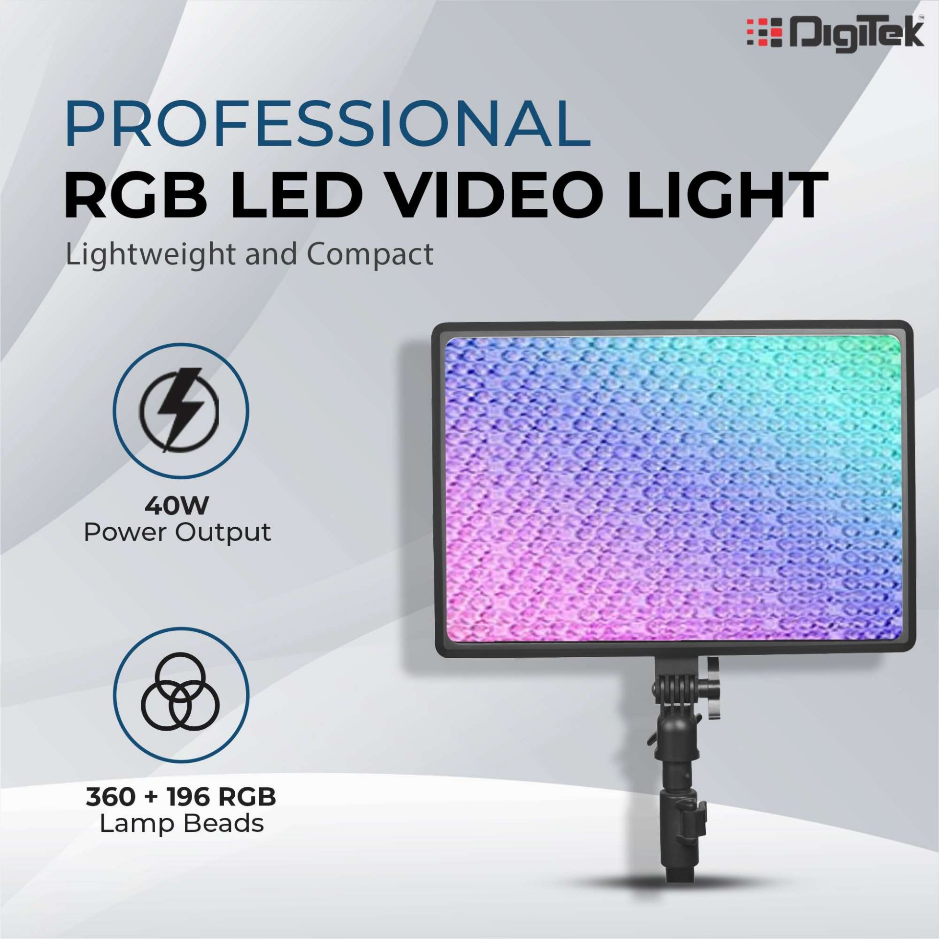 DIGITEK (LED D 556 RGB) Professional LED Video Light | Future Forward