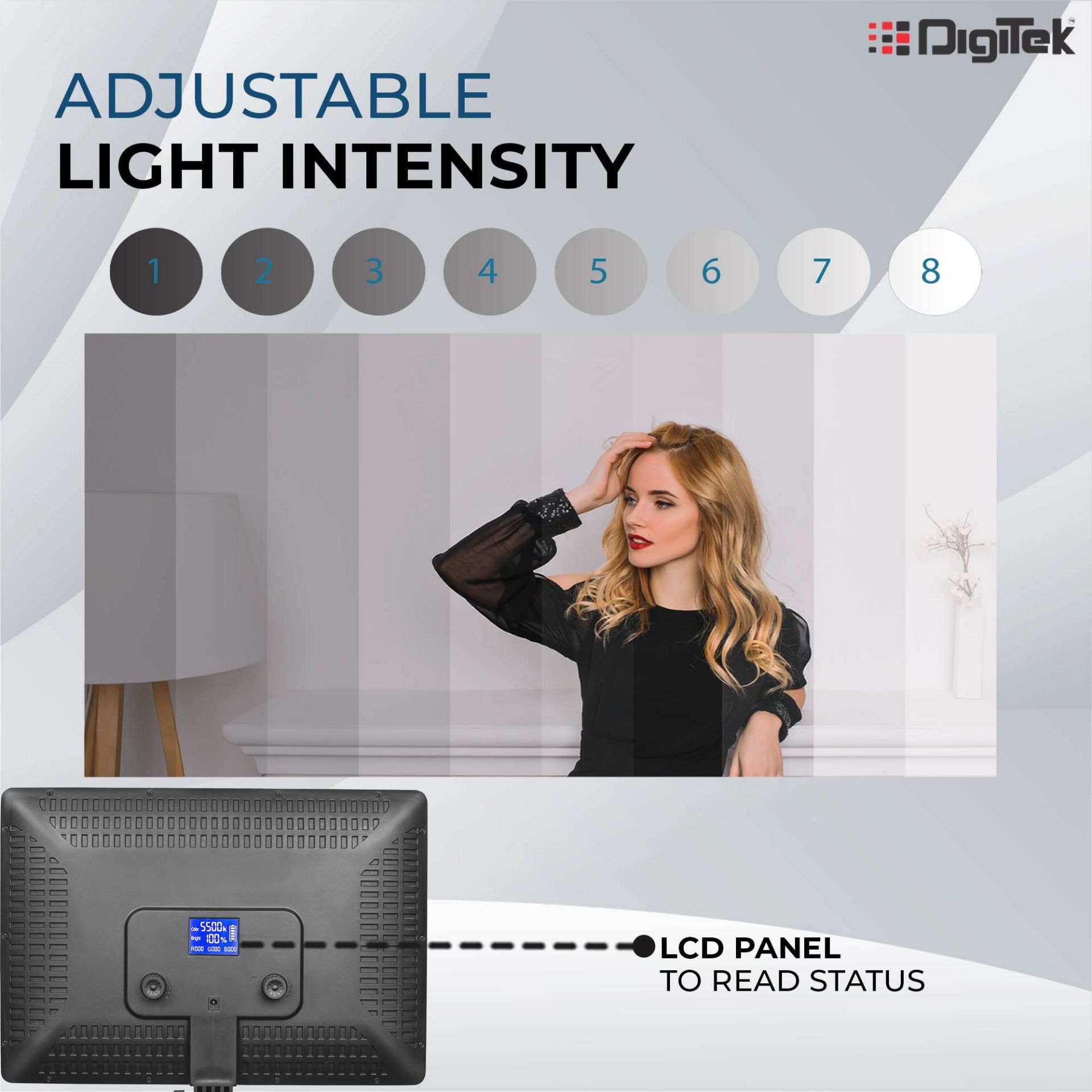 DIGITEK (LED D 556 RGB) Professional LED Video Light | Future Forward