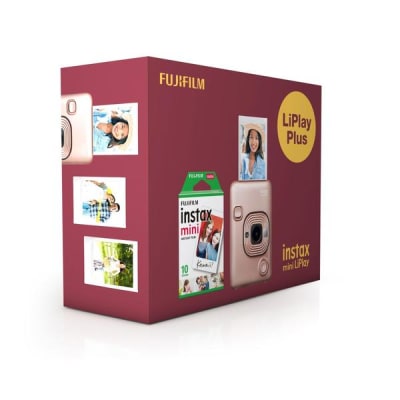 Fuji Instax mini Liplay Plus Camera (With Film) Black | Future Forward