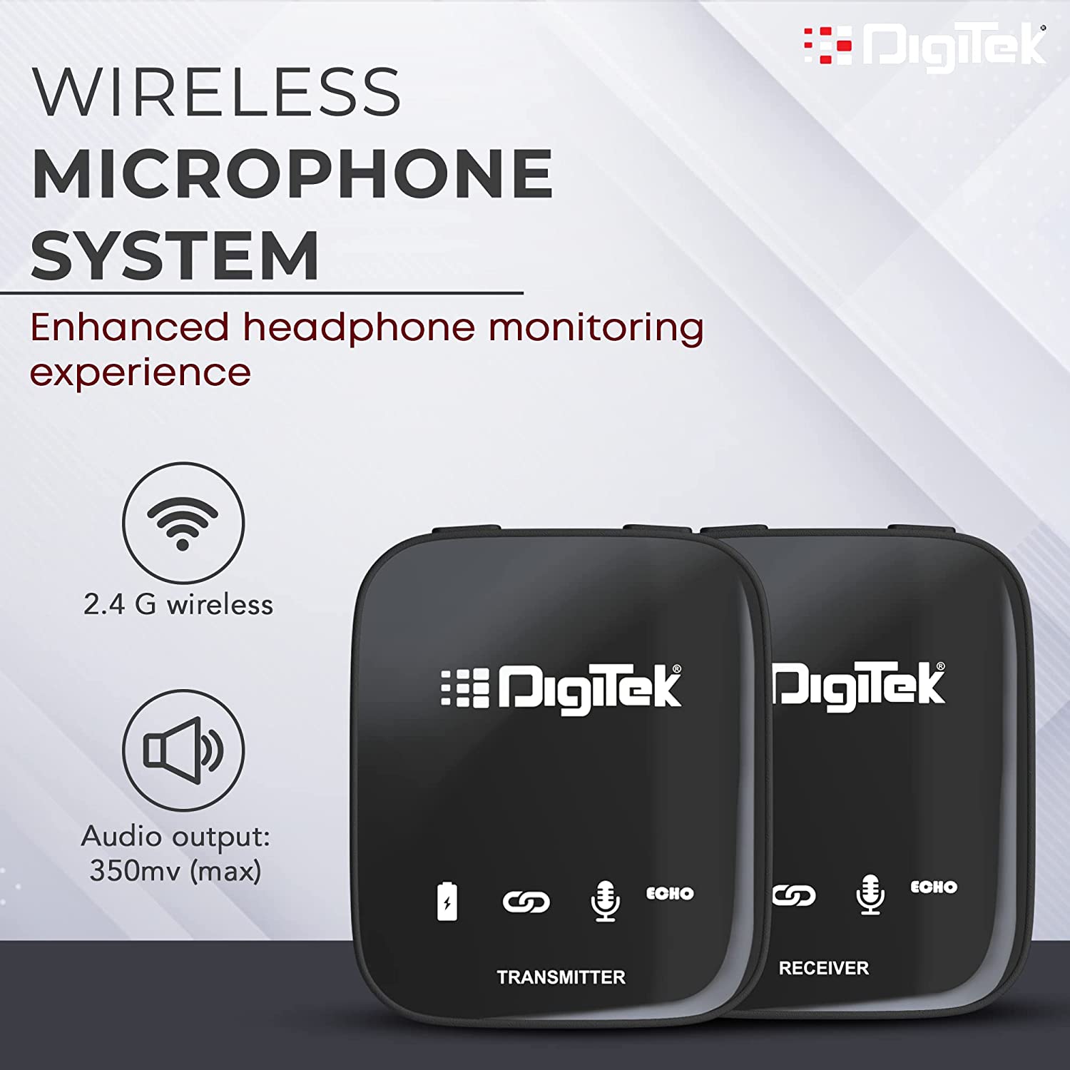 Digitek DWM-101 Wireless Microphone System for DSLR, Camcorder ...