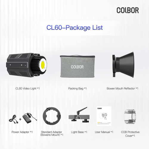 COLBOR CL60 Bi-Color LED Monolight | Future Forward